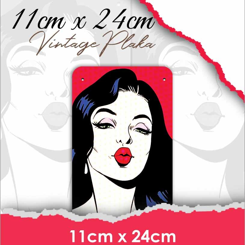 Vintage Metal Plaka - Dekoratif, Hediyelik- MCB Gift