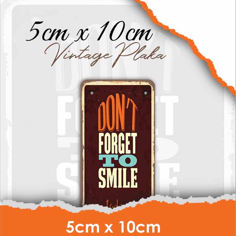 Vintage Metal Plaka - Dekoratif, Hediyelik- MCB Gift